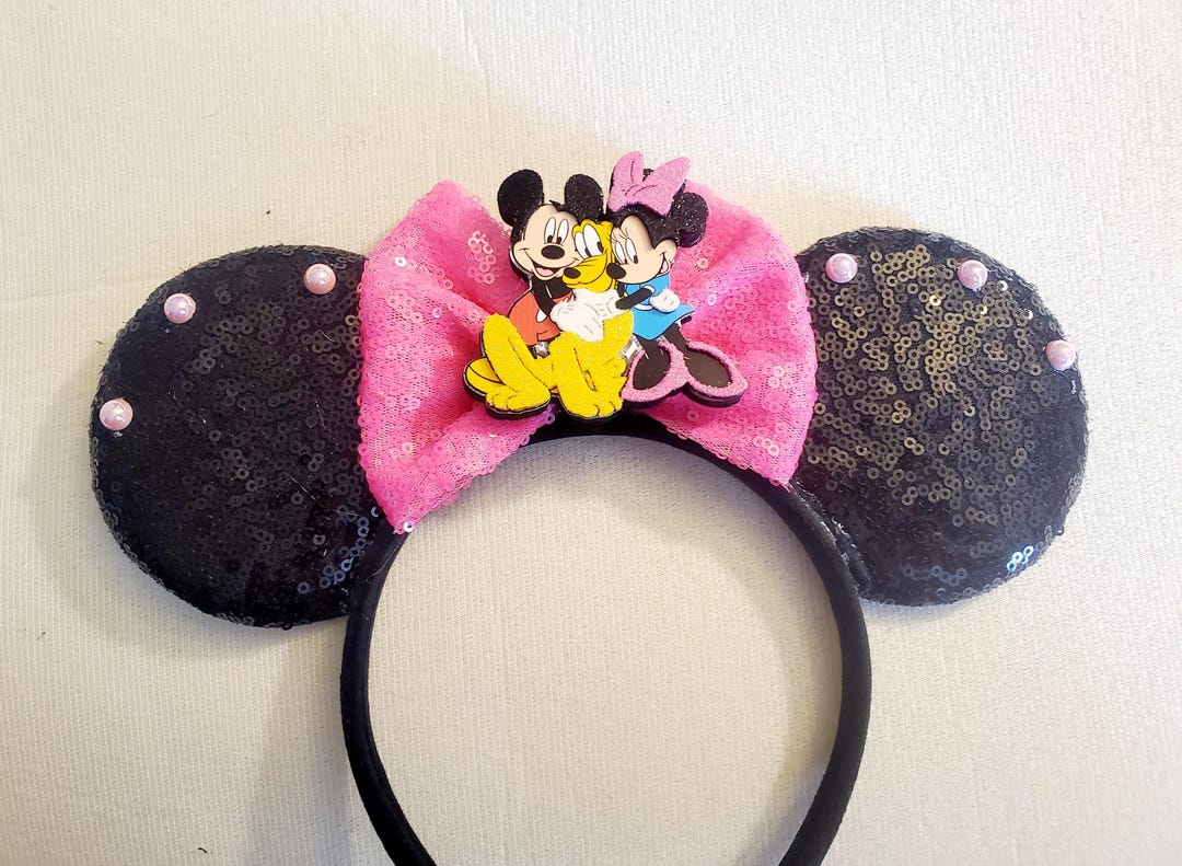 Minnie, Mickey and Pluto Mouse Ears - Etsy