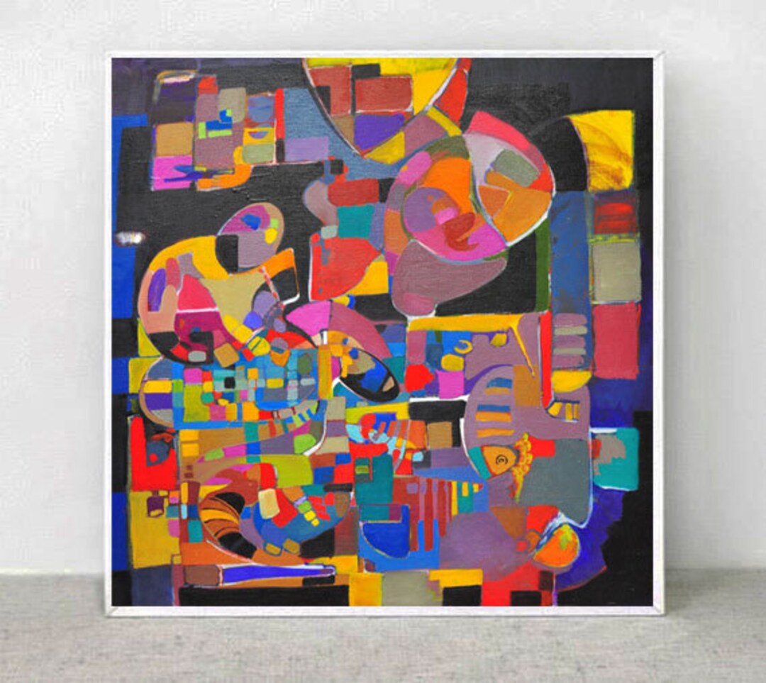 Modern Art Abstract Painting, Original Painting Canvas Art, Abstract ...