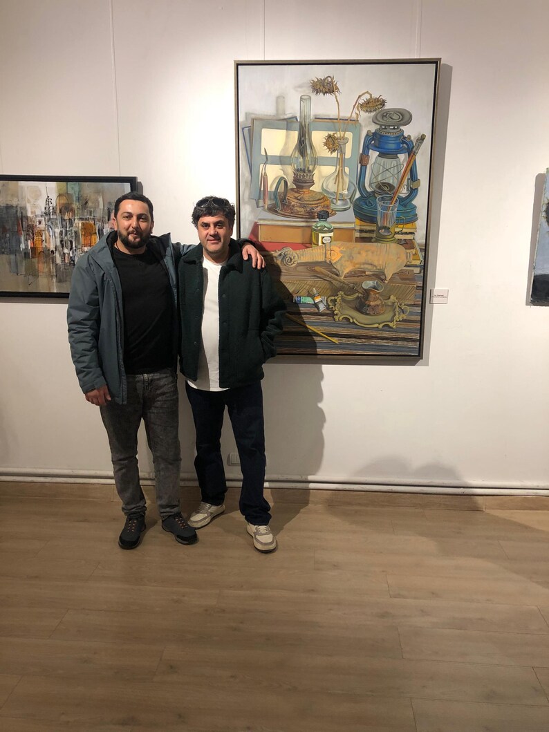 Large Still Life Oil Painting, Wall Art Living Room Large, Oil Painting ...