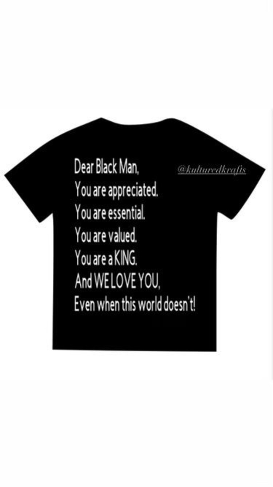 Dear Black Man Tshirt - Etsy