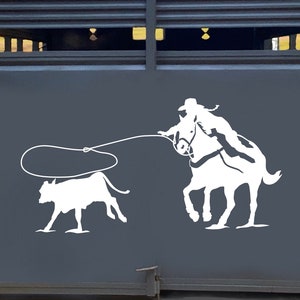 Horse Trailer Decal, Roping, Breakaway Roping, Cowgirl - Etsy