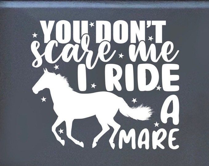 BOSS MARE Decal Horse Car Decal Gift for Horse Lover Horse Girl ...
