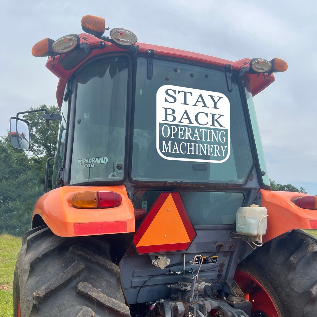 Warning Slow Moving Vehicle, Tractor Trailer Safety Decal, Trailer ...