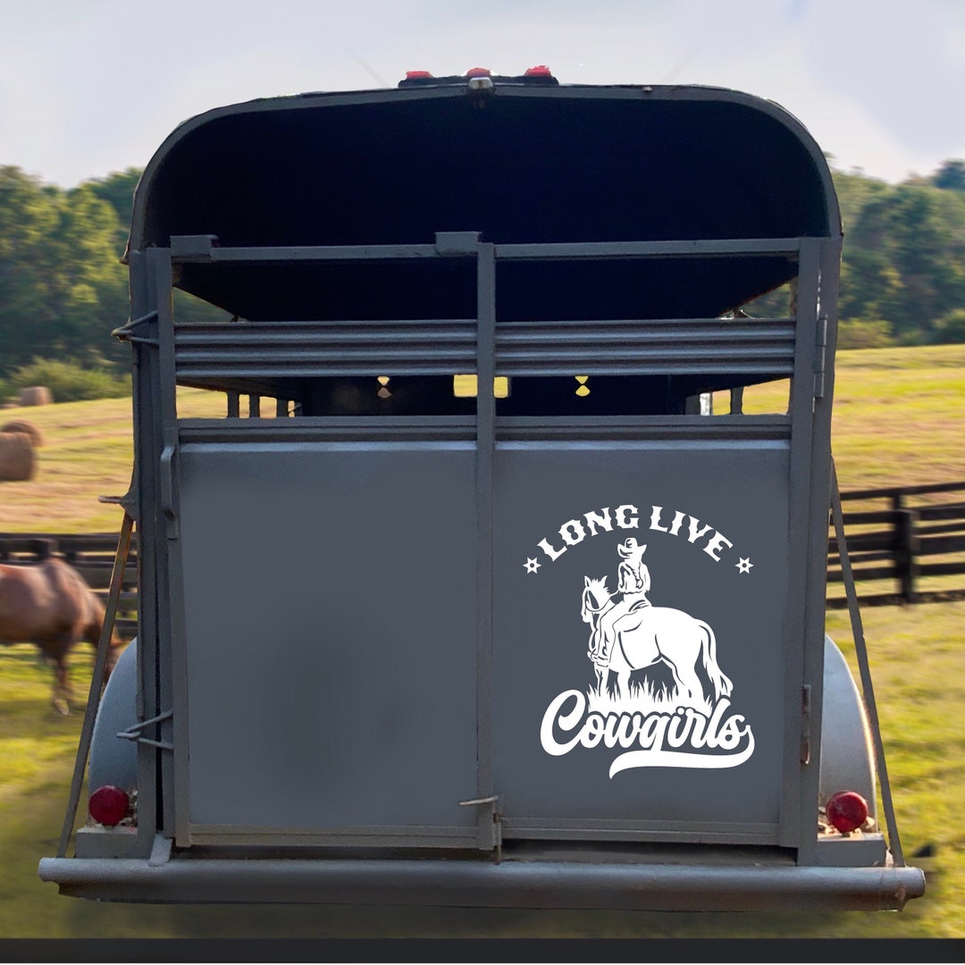 Cowgirl Decal, Cowgirl Sticker, Long Live Cowgirls, Western Decal, Horse Decal, Country Girl ...