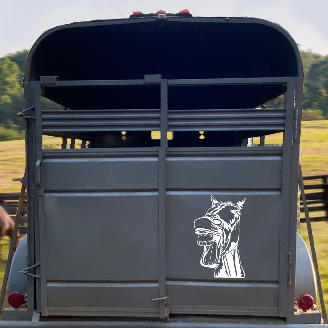 Funny Horse Sticker, Horse Lover Decal, Laughing Horse, Equestrian Gift ...