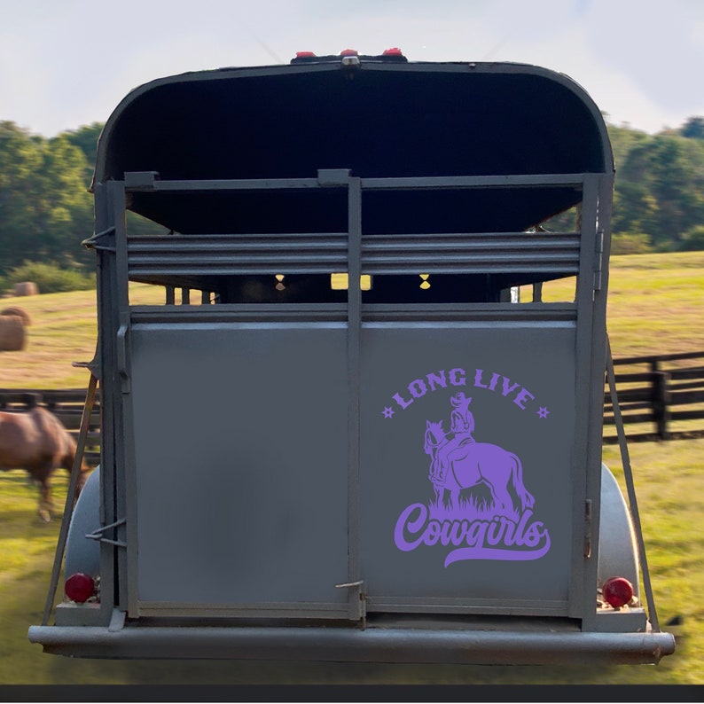 Long Live Cowgirls Decal | Western Cowgirl Sticker | Country Life Vinyl ...