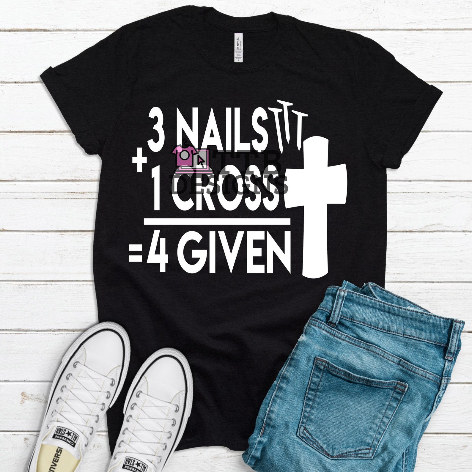 3 Nails 1 Cross 4 Given SVG Easter svg Jesus Christ svg | Etsy