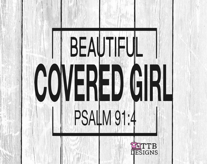 Beautiful Covered Girl SVG, Religious SVG, Covered Girl SVG, Religious ...