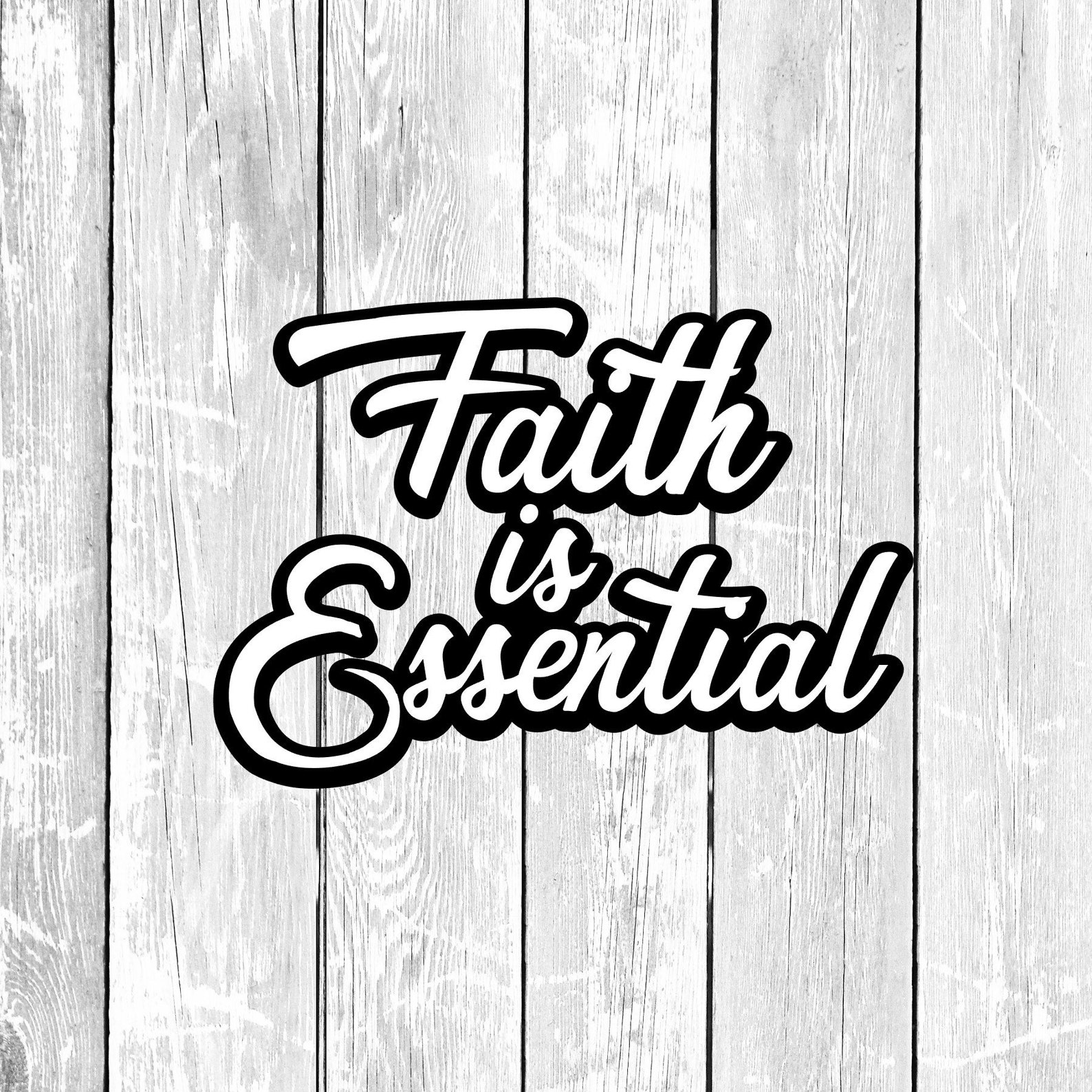Faith is Essential Faith is Essential SVG Faith Shirt - Etsy