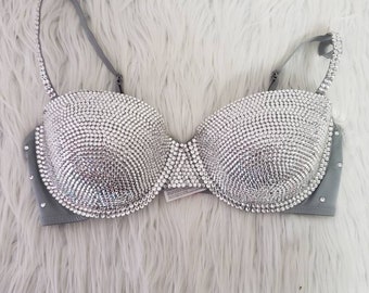 Crystal bra | Etsy