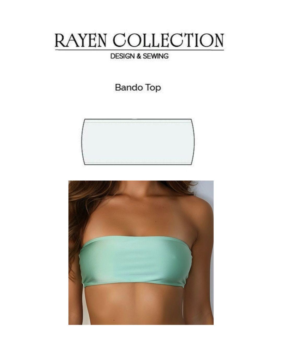 Bandeaux Tube Top Pdf Sewing Pattern - Etsy