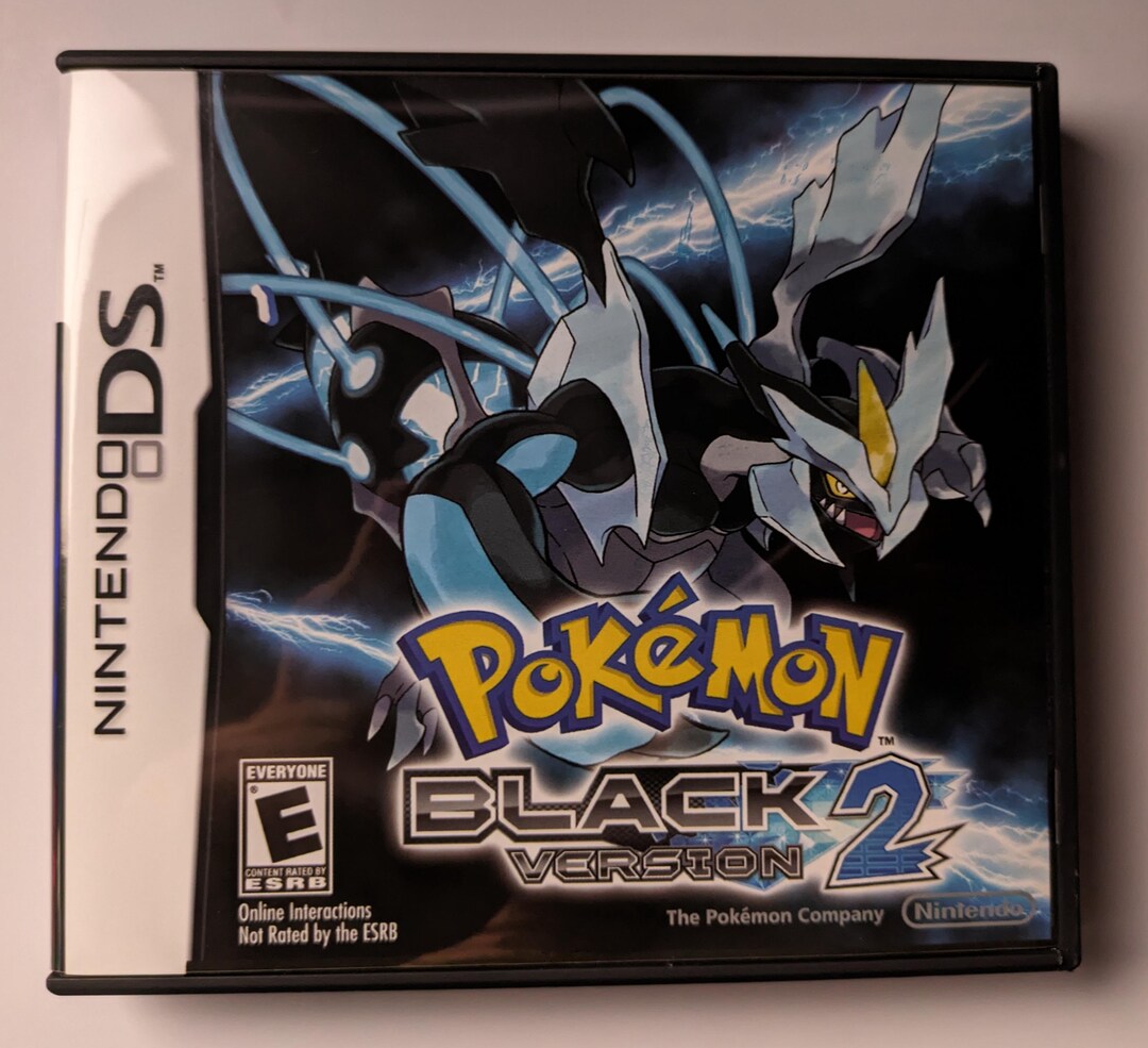Pokemon Black 2 (US Version) R4 Game Cartridge - Etsy