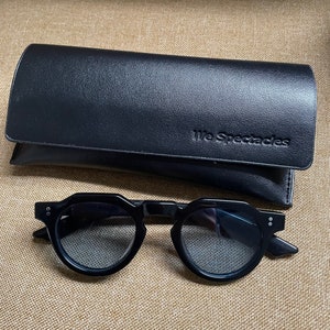 Vintage 1950s Style French Crown Panto Eyeglasses Sunglasses Black ...