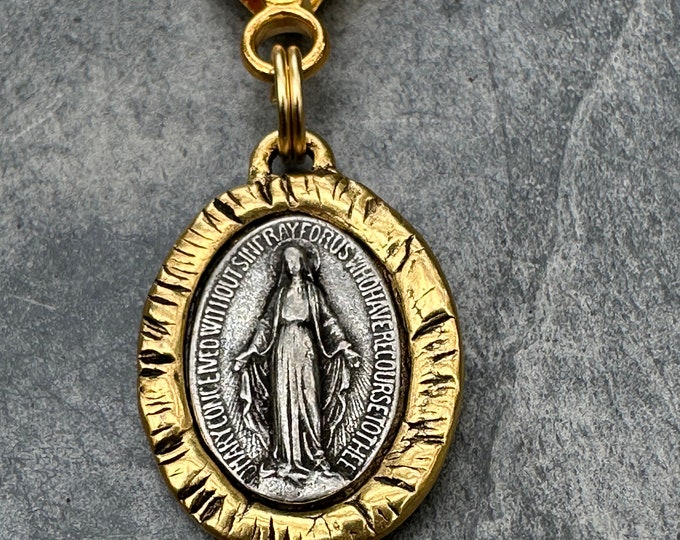 Mother Mary Dog Collar Charm; Religious Dog Jewelry; Gold Virgin Mary ...