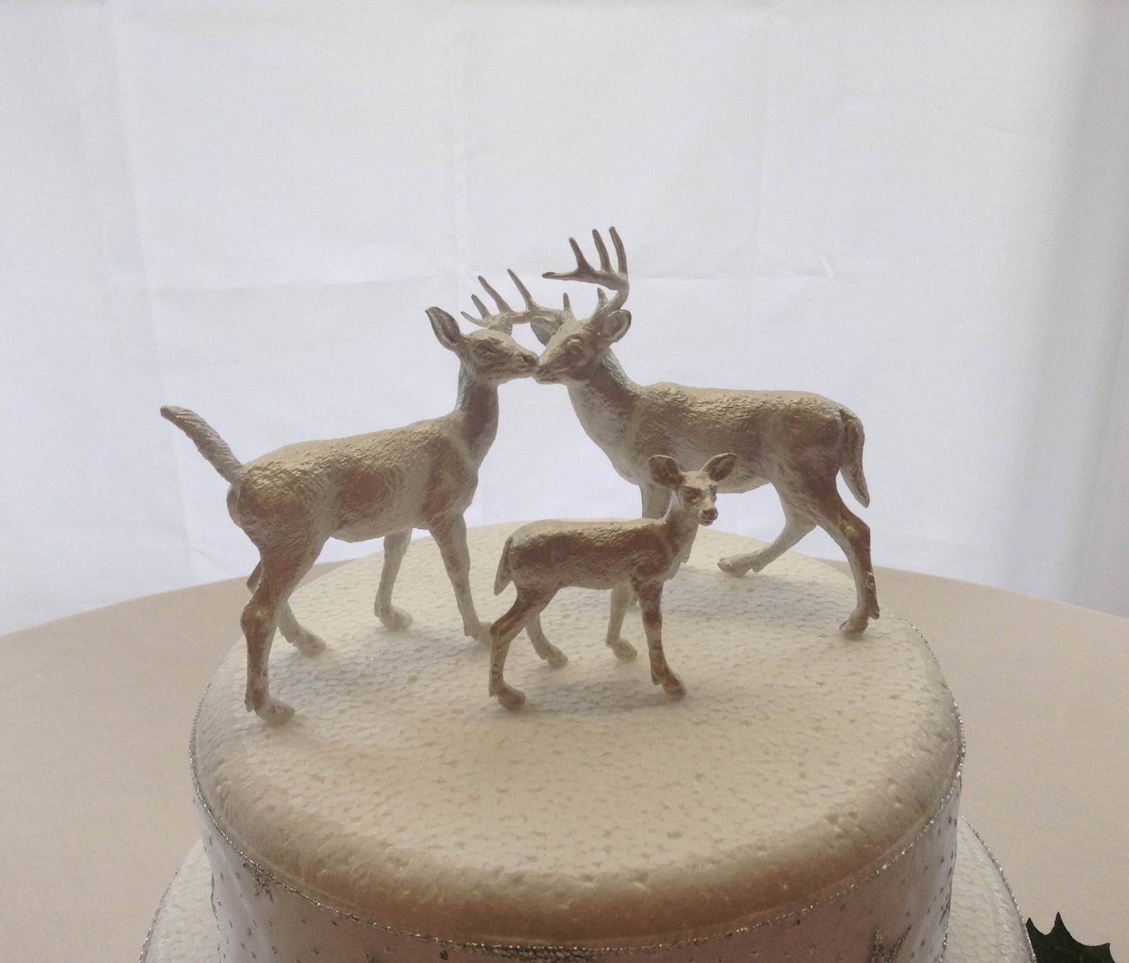 Deer Stag Doe and Fawn Cake Topper or Table Decorations in - Etsy