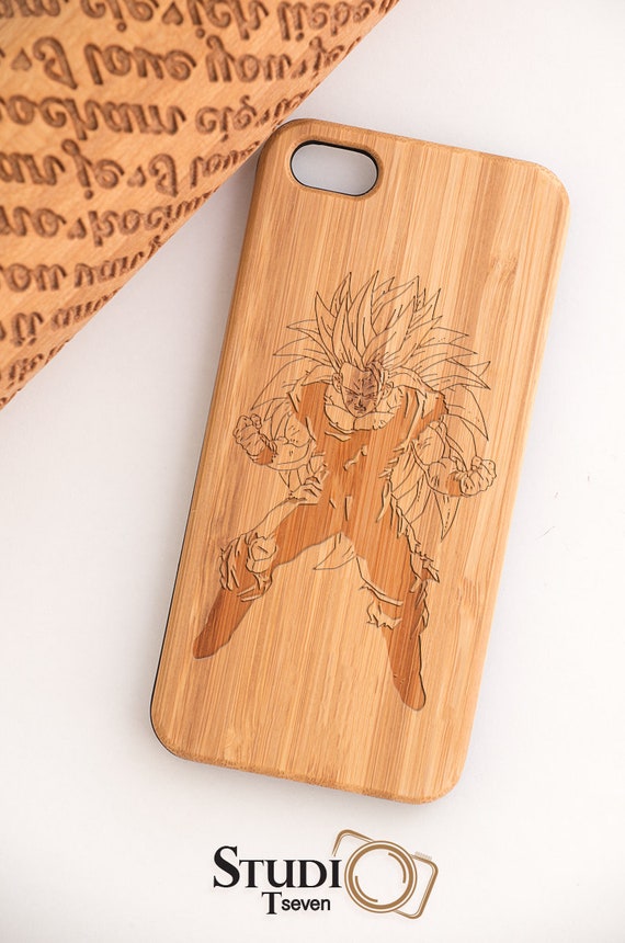 Super Saiyan Goku Phase 3 A113 Laser Engraved Wood Case With Etsy