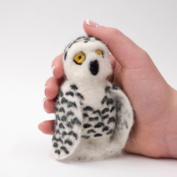 Needle Felted Owl - Etsy