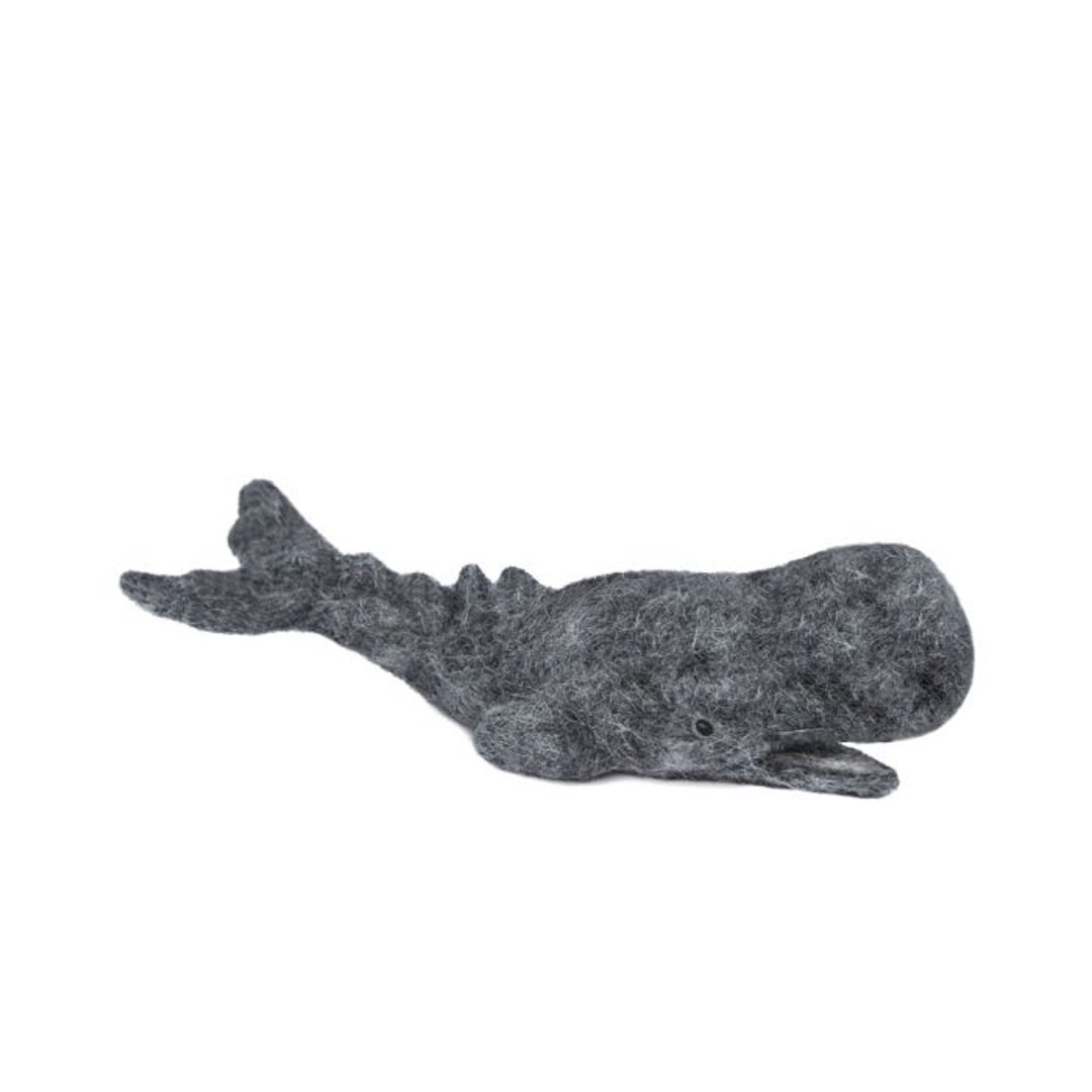 Needle Felted Sperm Whale: Handmade Alpaca Sculpture - Etsy