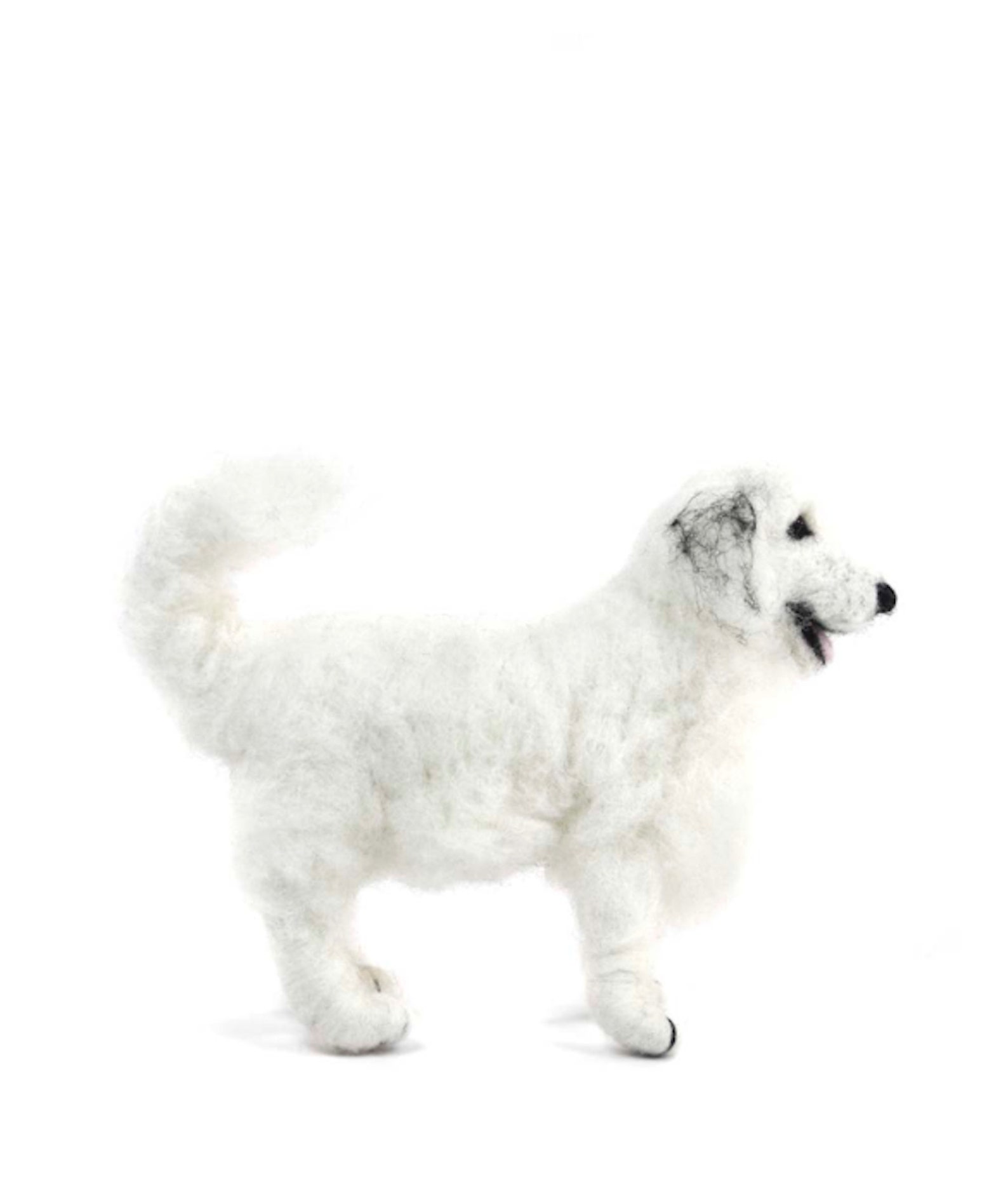 Needle Felted Great Pyrenees Dog Sculpture: Real Alpaca Fiber | Etsy