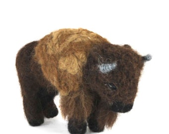 Felted Buffalo - Etsy