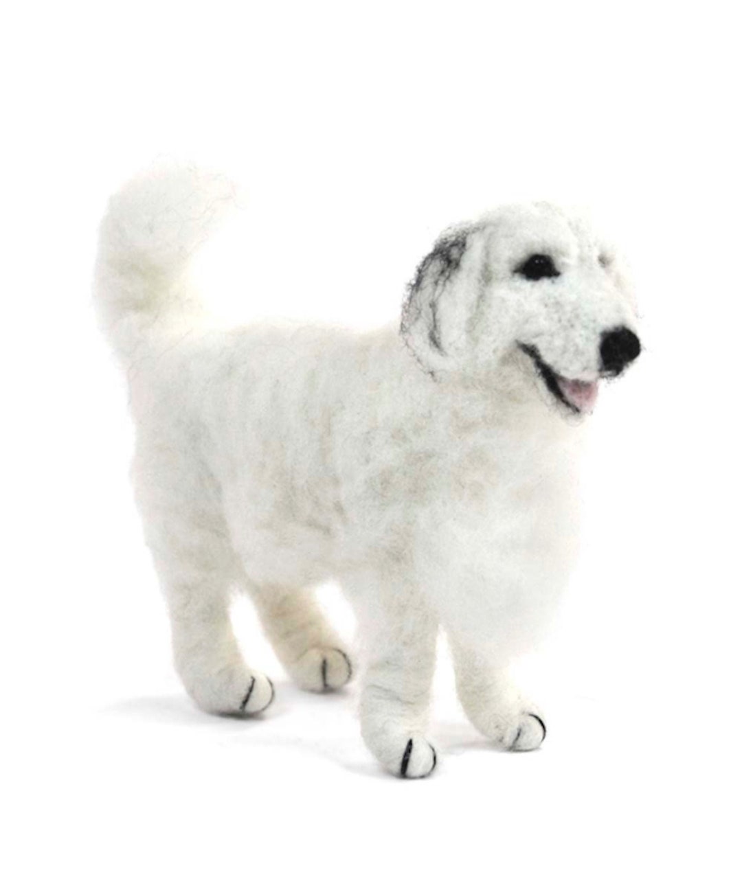 Needle Felted Great Pyrenees Dog Sculpture: Real Alpaca Fiber - Etsy