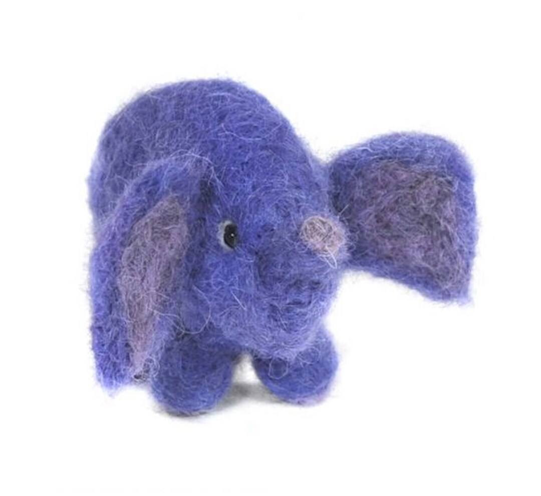 Botero Inspired Elephant Sculpture: Caricature Funny Purple Eli ...
