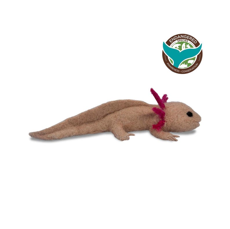 Axolotl: Aquatic Felted Alpaca Sculpture - Etsy