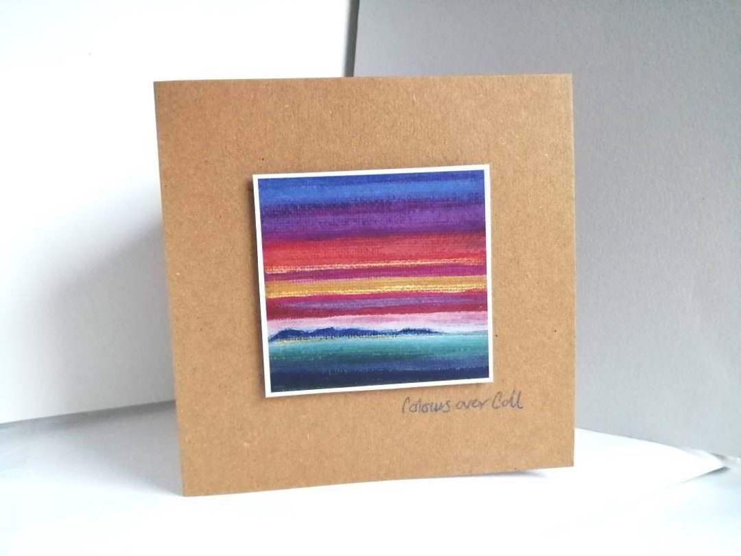 Colours Over Coll Card | Isle of Coll | Scottish Island Cards ...
