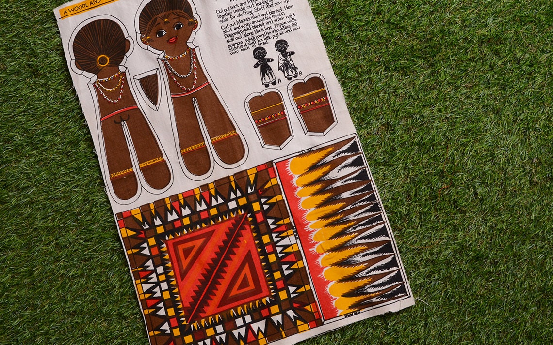 Rare 1970s Cut-out Oxfam Kenya Doll - Etsy