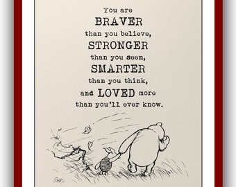 Winnie the Pooh Quote - Etsy