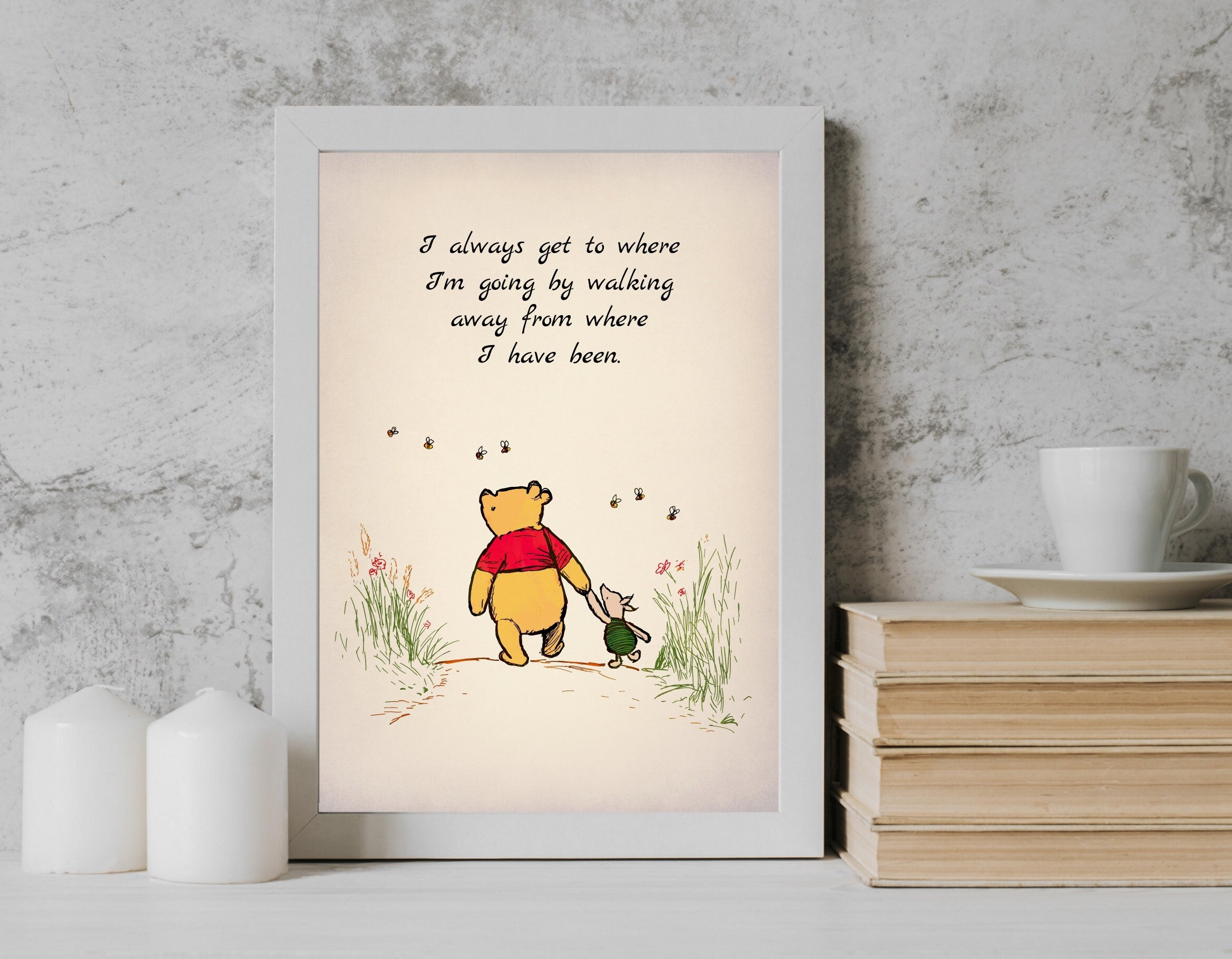 Winnie The Pooh And Piglet Walking Away 100 Heartwarming Winnie The