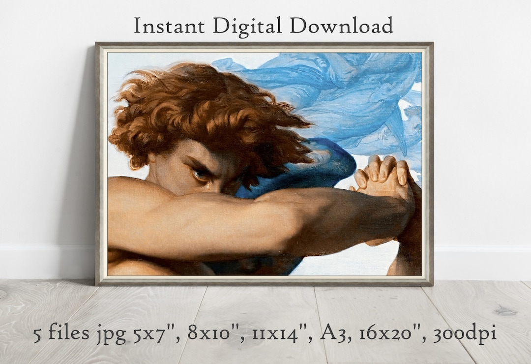 Fallen Angel Detail Lucifer Mystical Portrait Classic Artist Poster ...