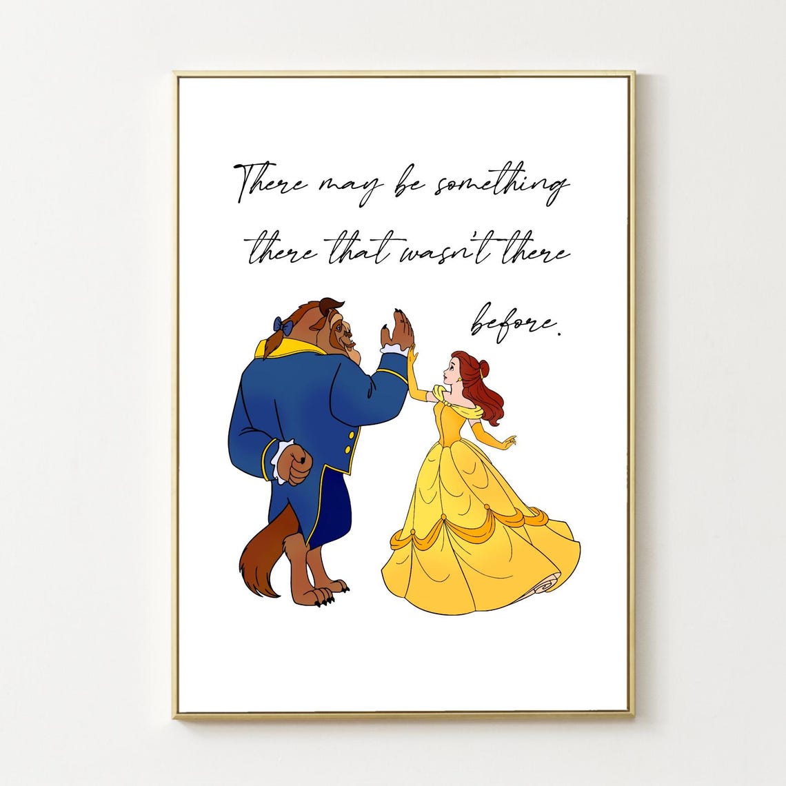 Beauty and the Beast Poster There May Be Something There That Wasn't ...