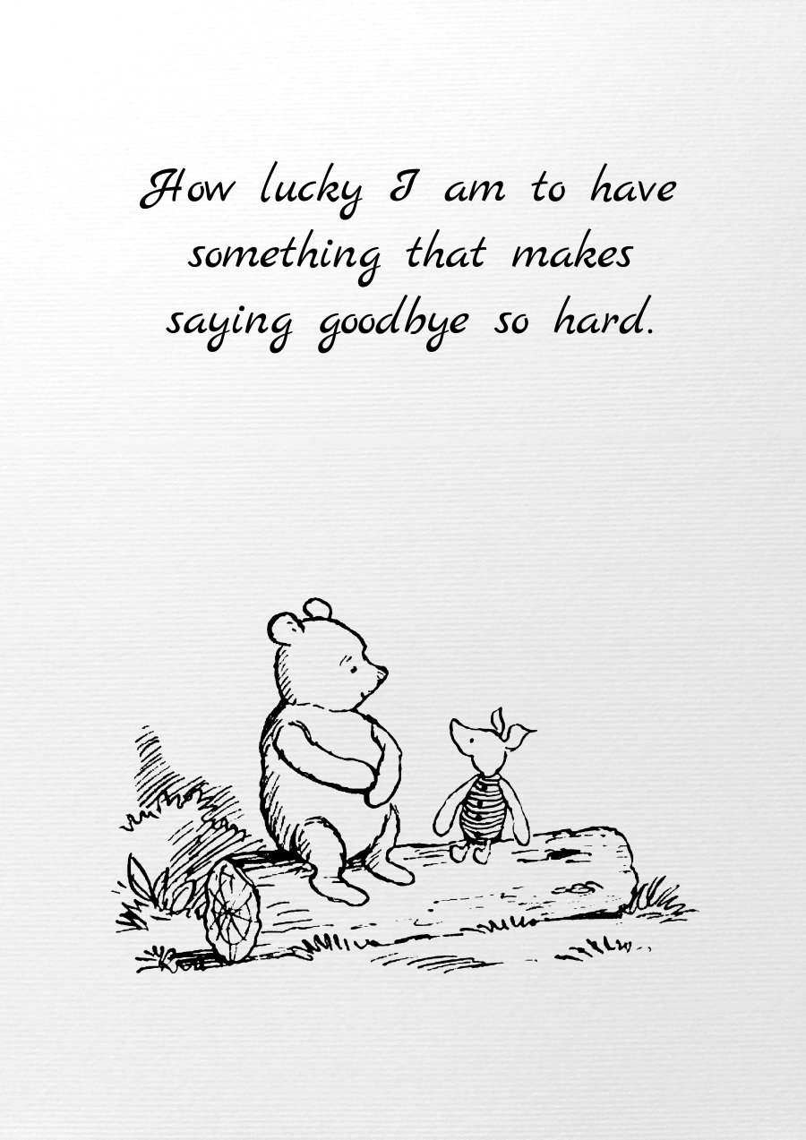 Winnie The Pooh Quotes How Lucky I Am
