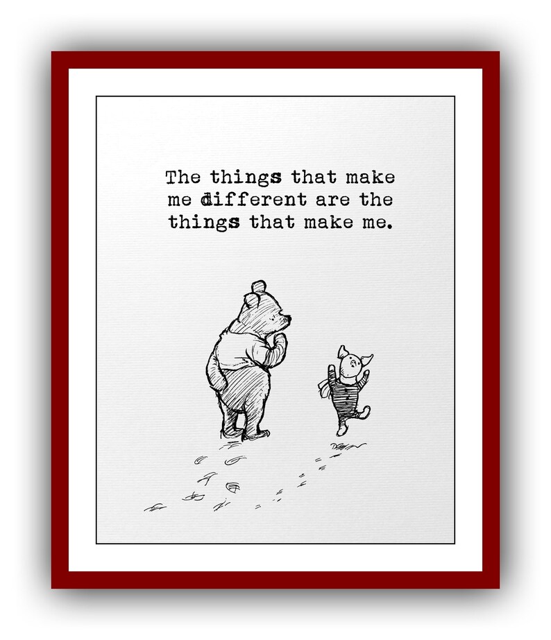 The Things That Make Me Different Are the Things That Make Me - Etsy
