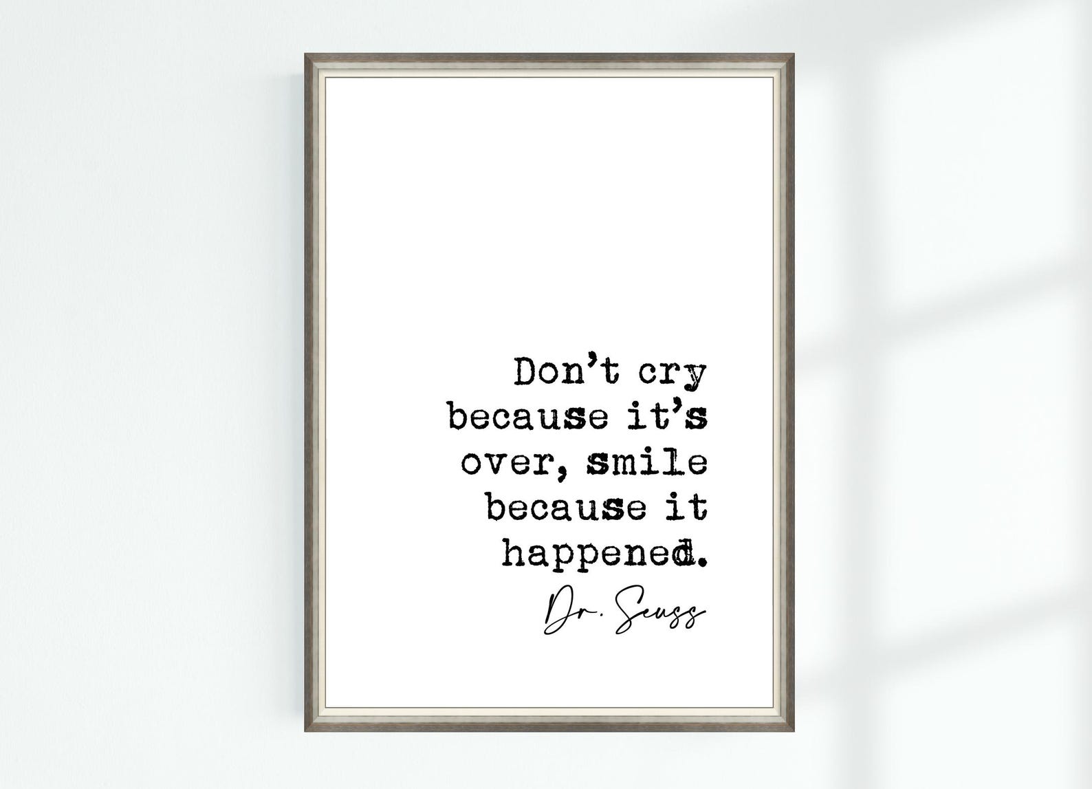 Extraordinary Dont Cry Because Its Over Quote Pictures