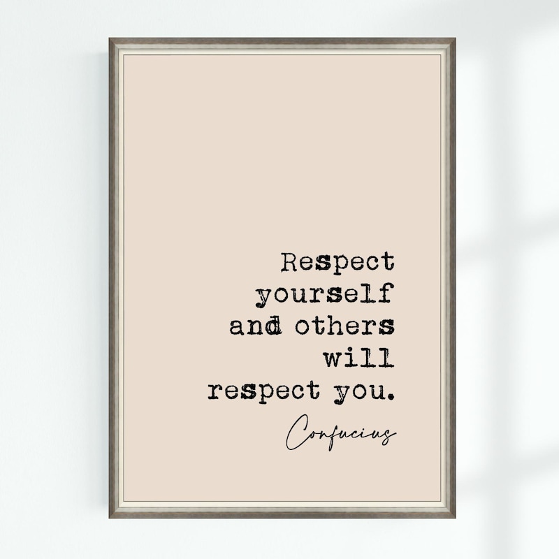 Respect Poster - Etsy