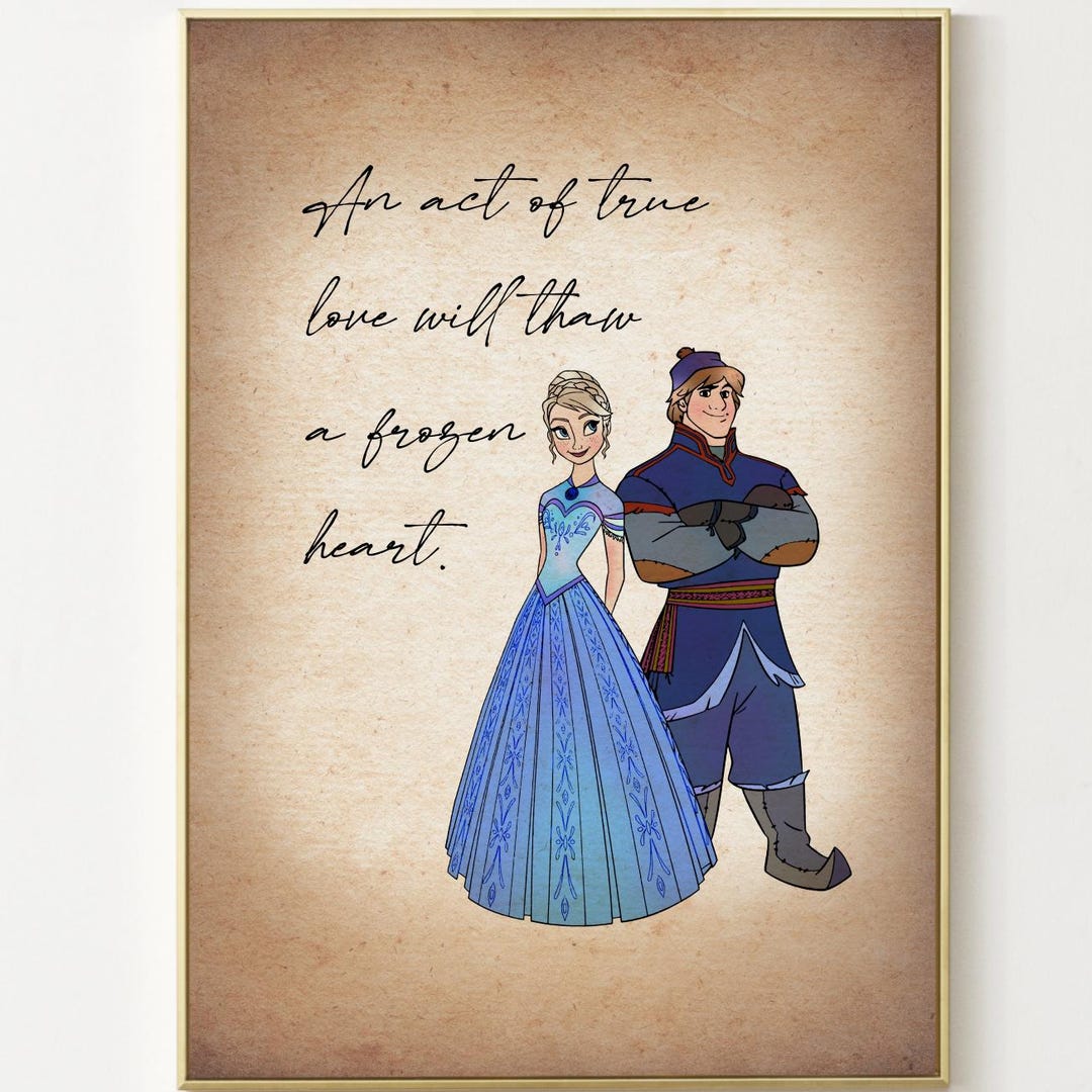 Frozen Poster an Act of True Love Will Thaw a Frozen Heart ... Anna and ...
