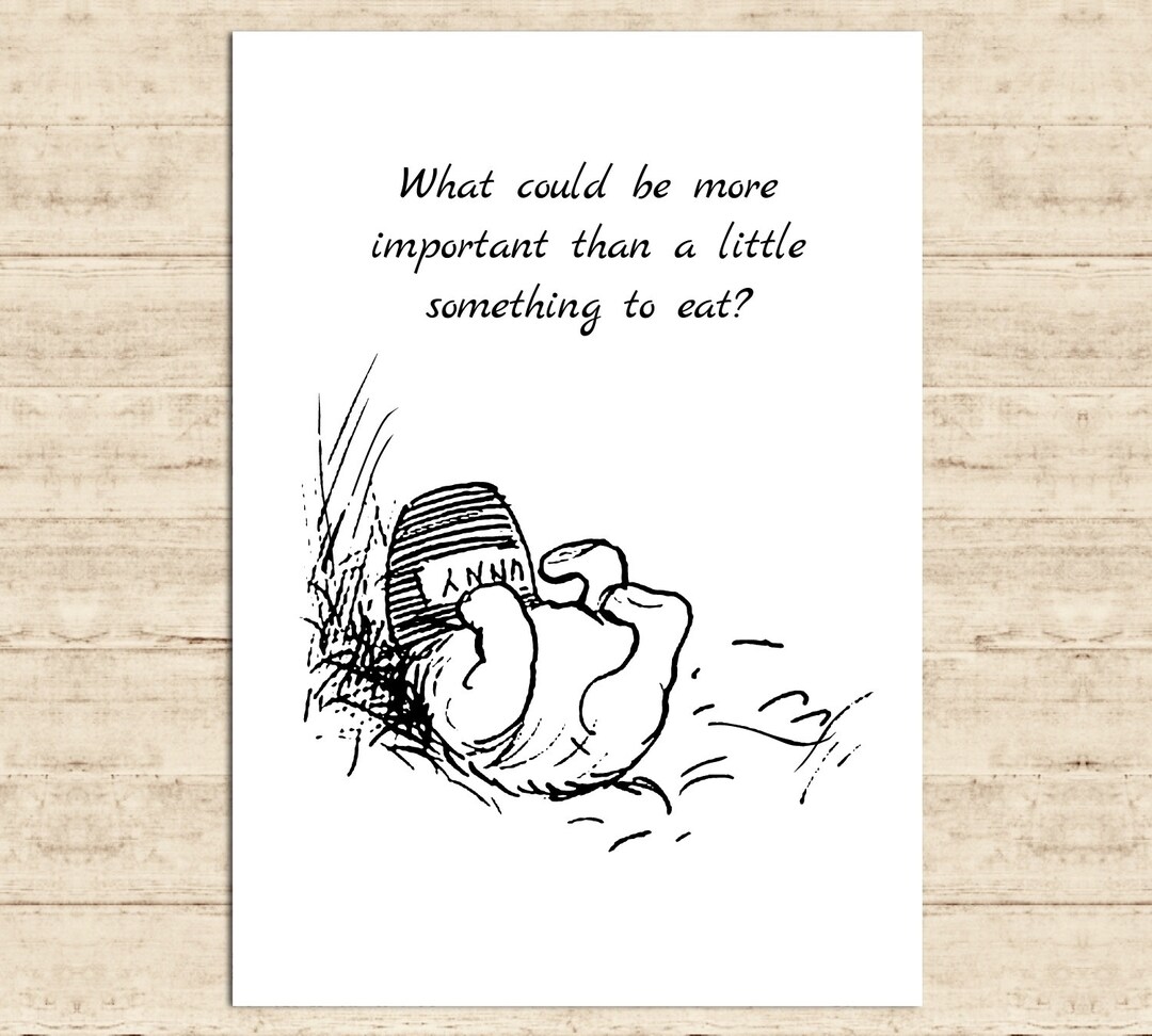 What Could Be More Important Than a Little Something to Eat?...winnie ...
