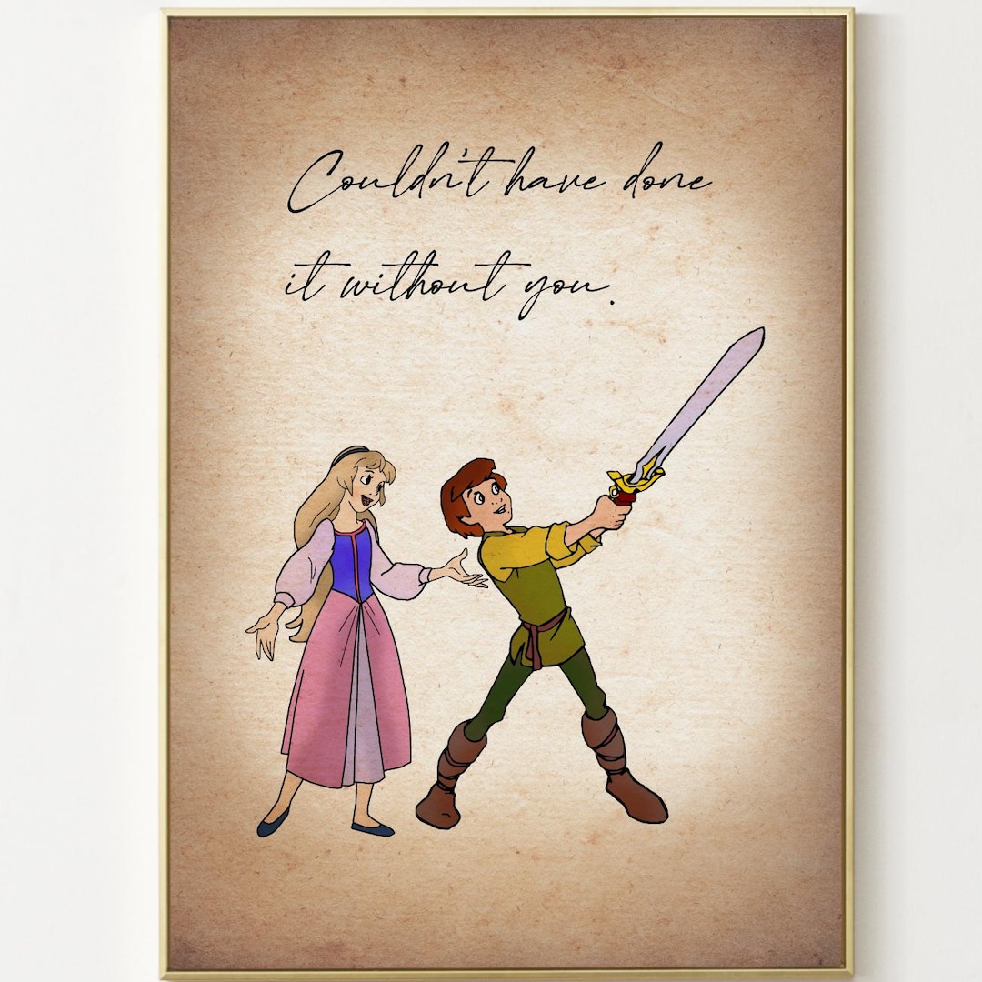 Black Cauldron Poster Couldn't Have Done It Without You ... Taran and ...