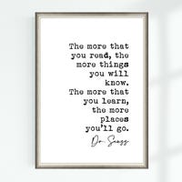 Dr. Seuss QUOTES Bookmarks - Etsy