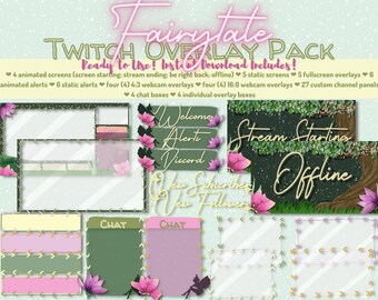 Fairy Tail Overlay Twitch - Etsy