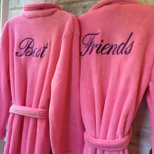 Customized Wrapped in A Cloud Pink Womens Robe 100 Thread Colors, Plush ...