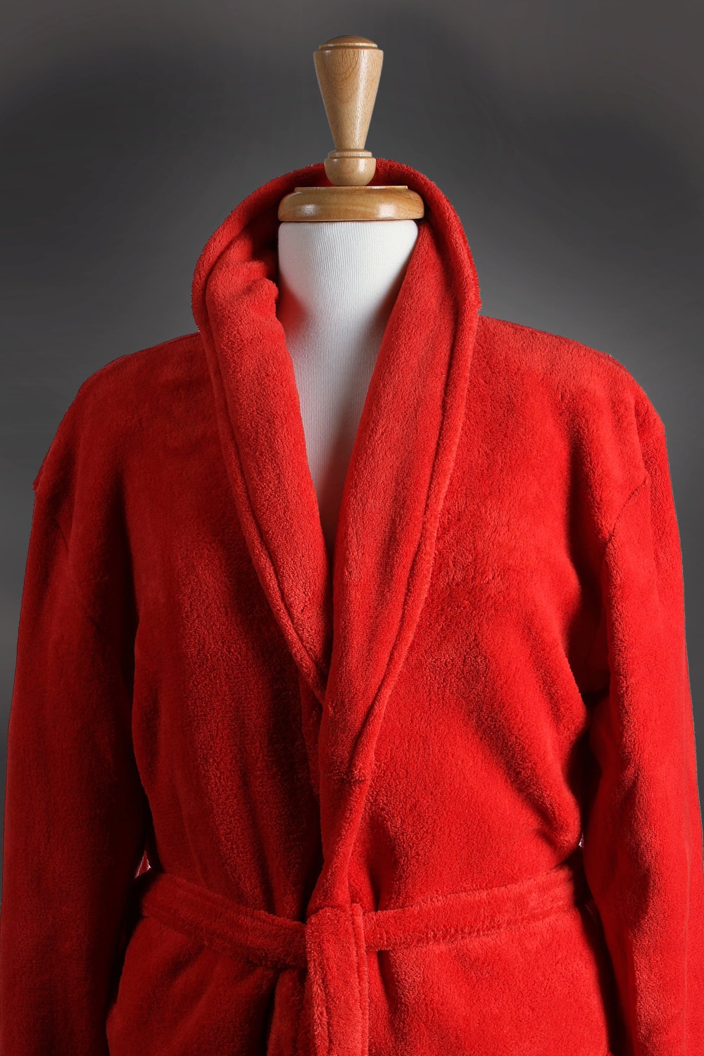 ON SALE NOW Free Shipping Plush Red Spa Bathrobe Monogram It by Wrapped ...