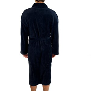 NAVY BLUE Signature Plush Robe by Wrapped in a Cloud 100 Thread Colors ...