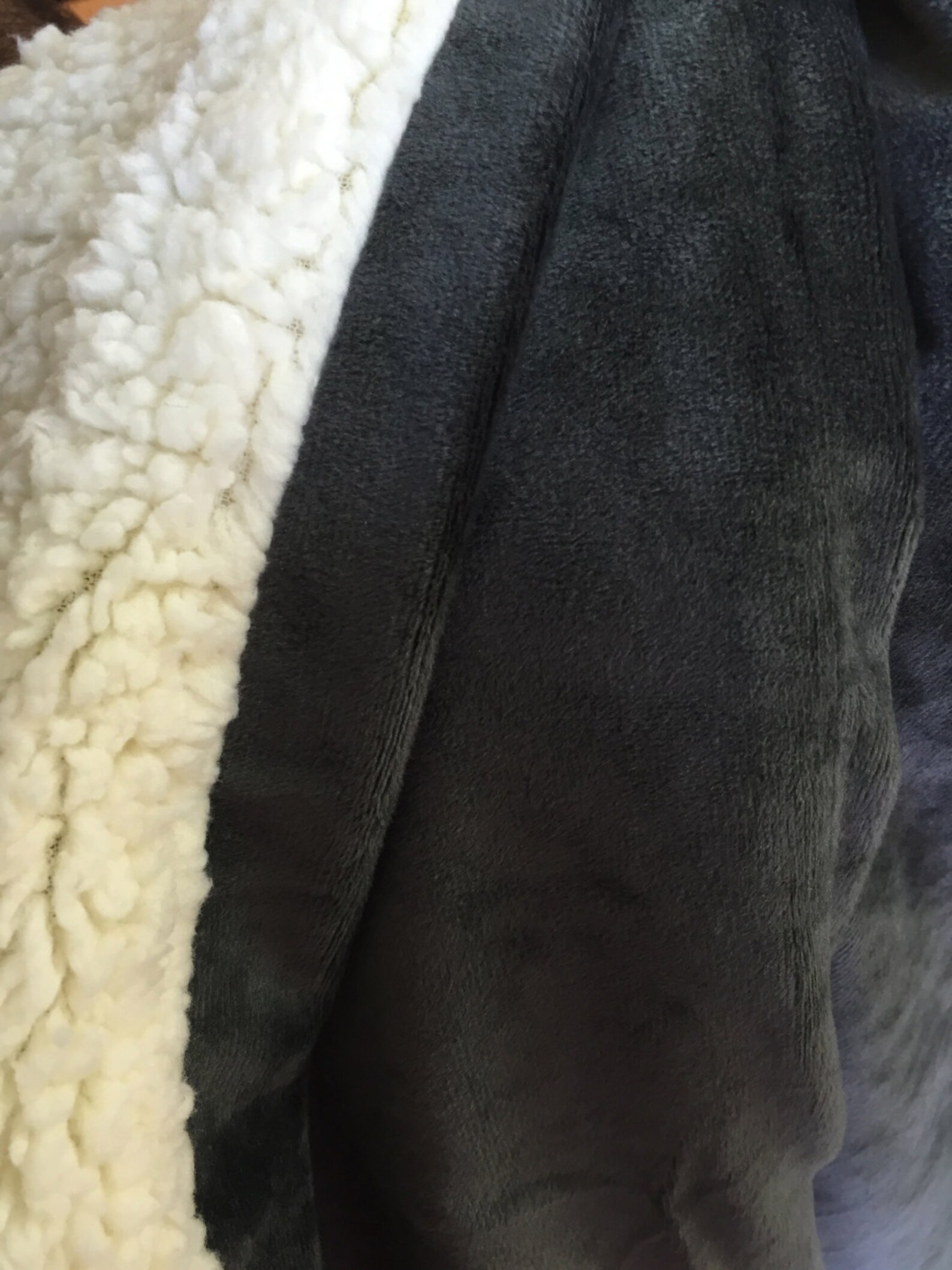 Plush Throw Blanket GREY or IVORY Customizable Blankets, Monogrammed ...