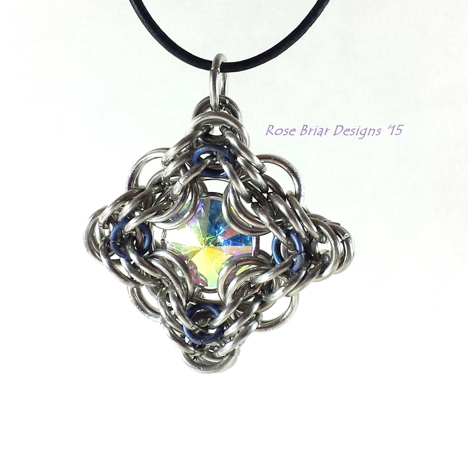 Chaos Diamond TUTORIAL Chainmaille Pendant Tutorial Chaos - Etsy