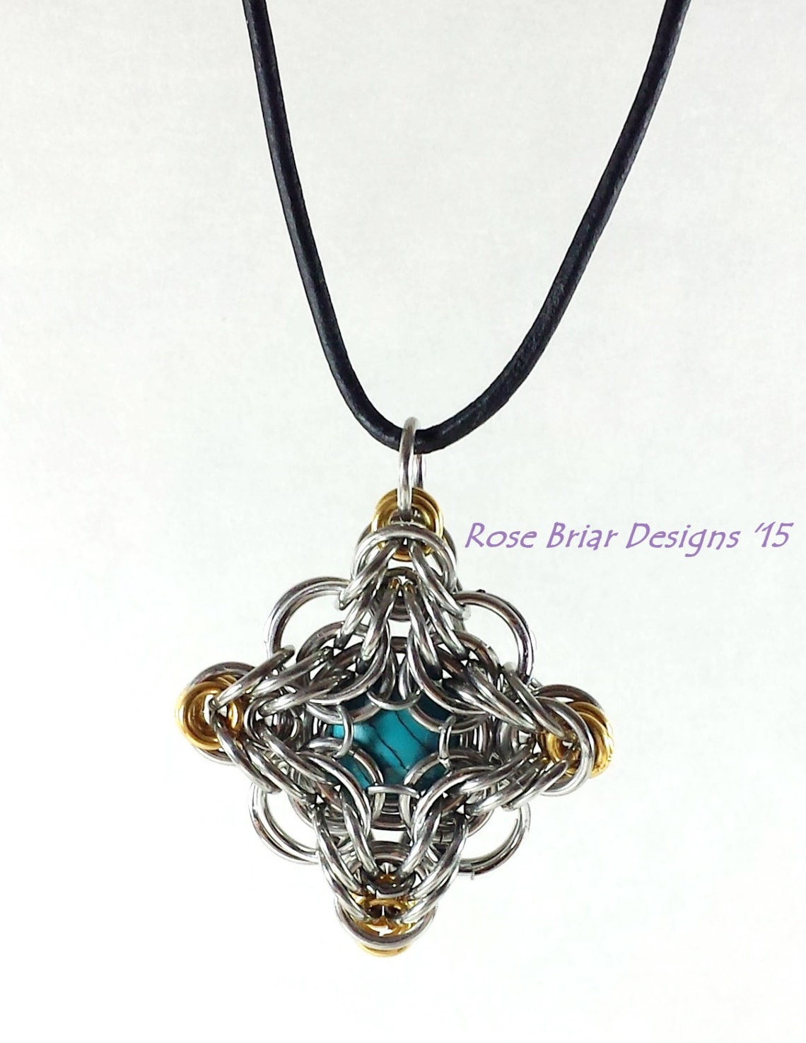 Chaos Diamond TUTORIAL Chainmaille Pendant Tutorial Chaos - Etsy