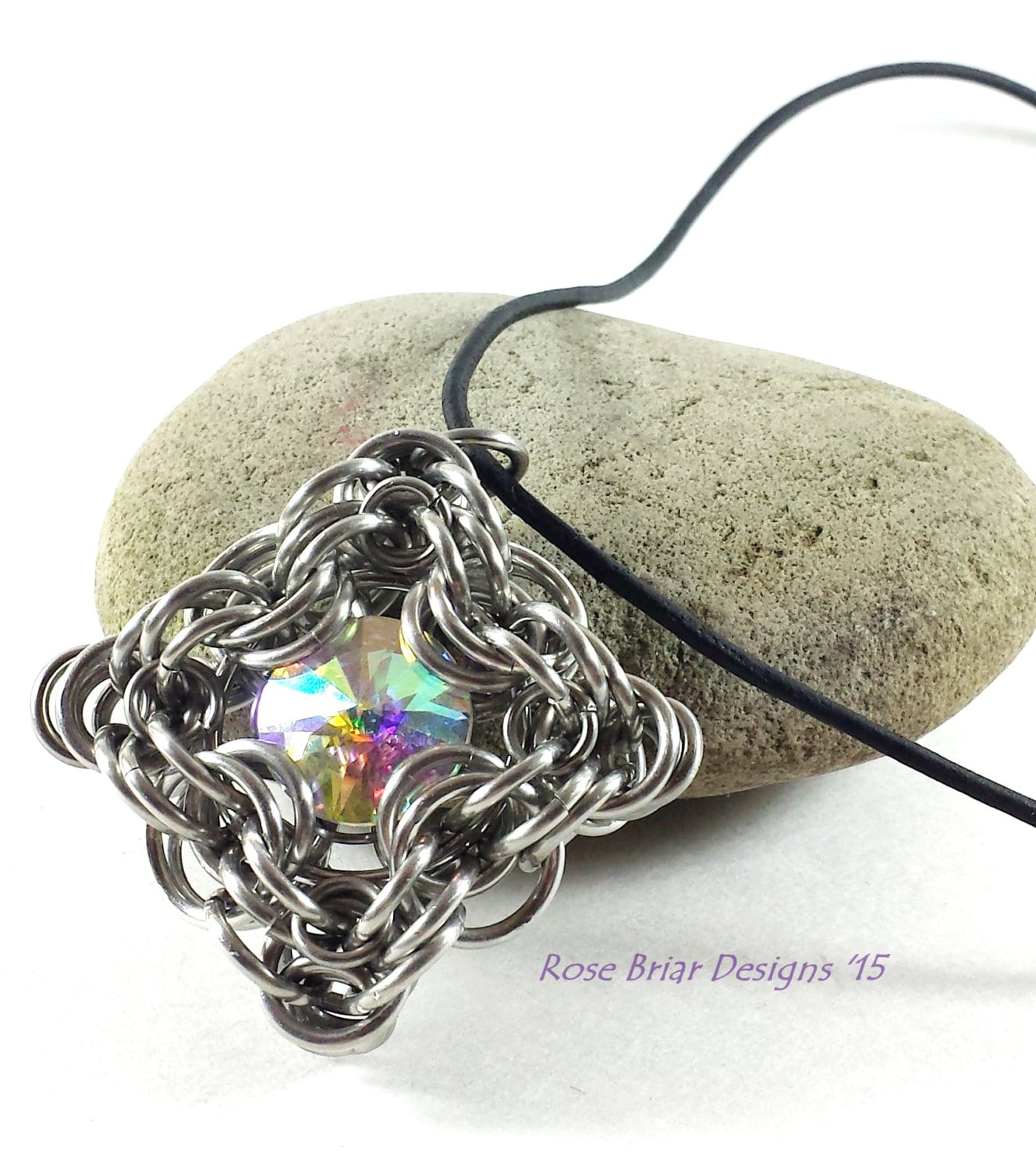 Chaos Diamond TUTORIAL Chainmaille Pendant Tutorial Chaos - Etsy