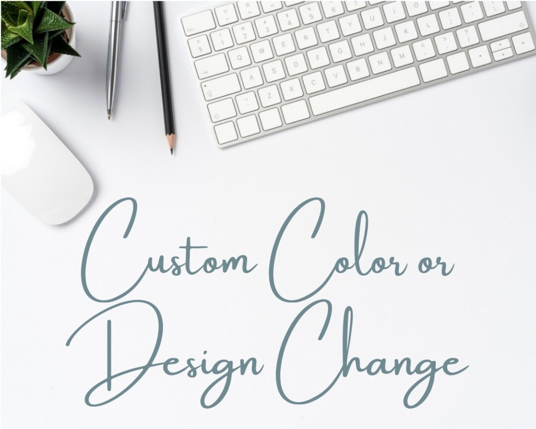 Custom Design/color Change - Etsy